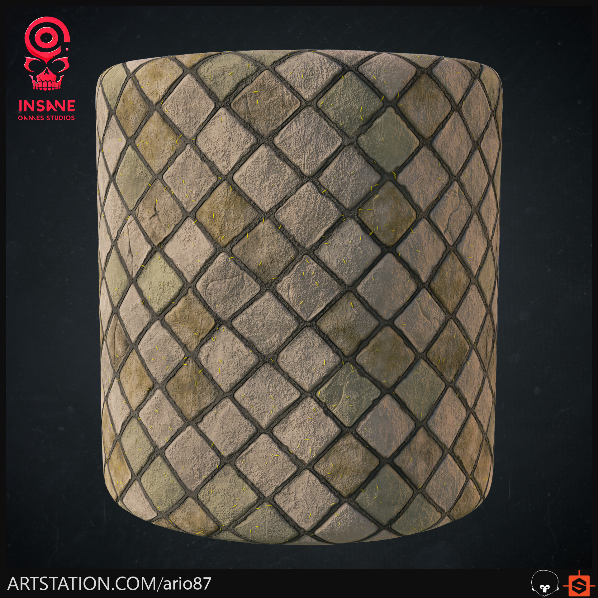 ArtStation - Damaged Sidewalk