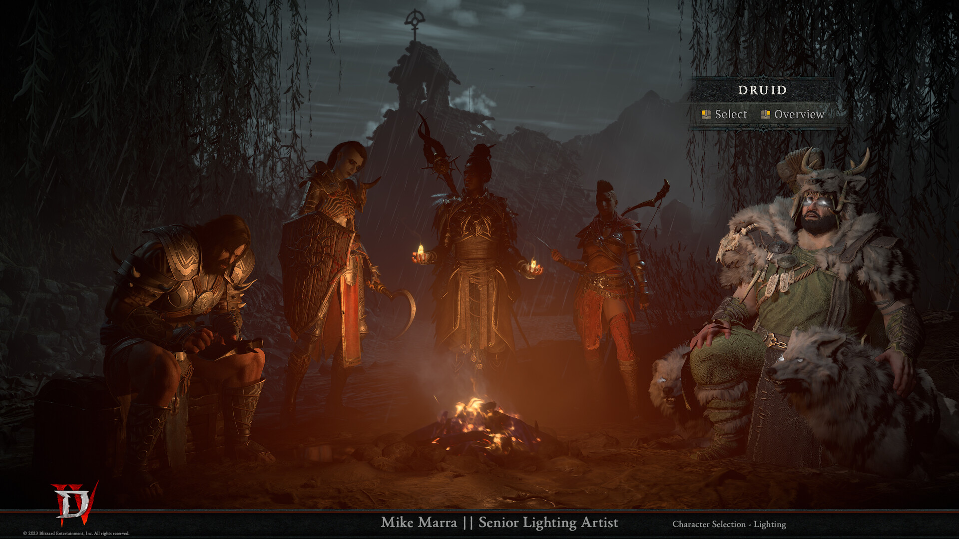 Mike Marra - Diablo IV - Character Selection Lighting