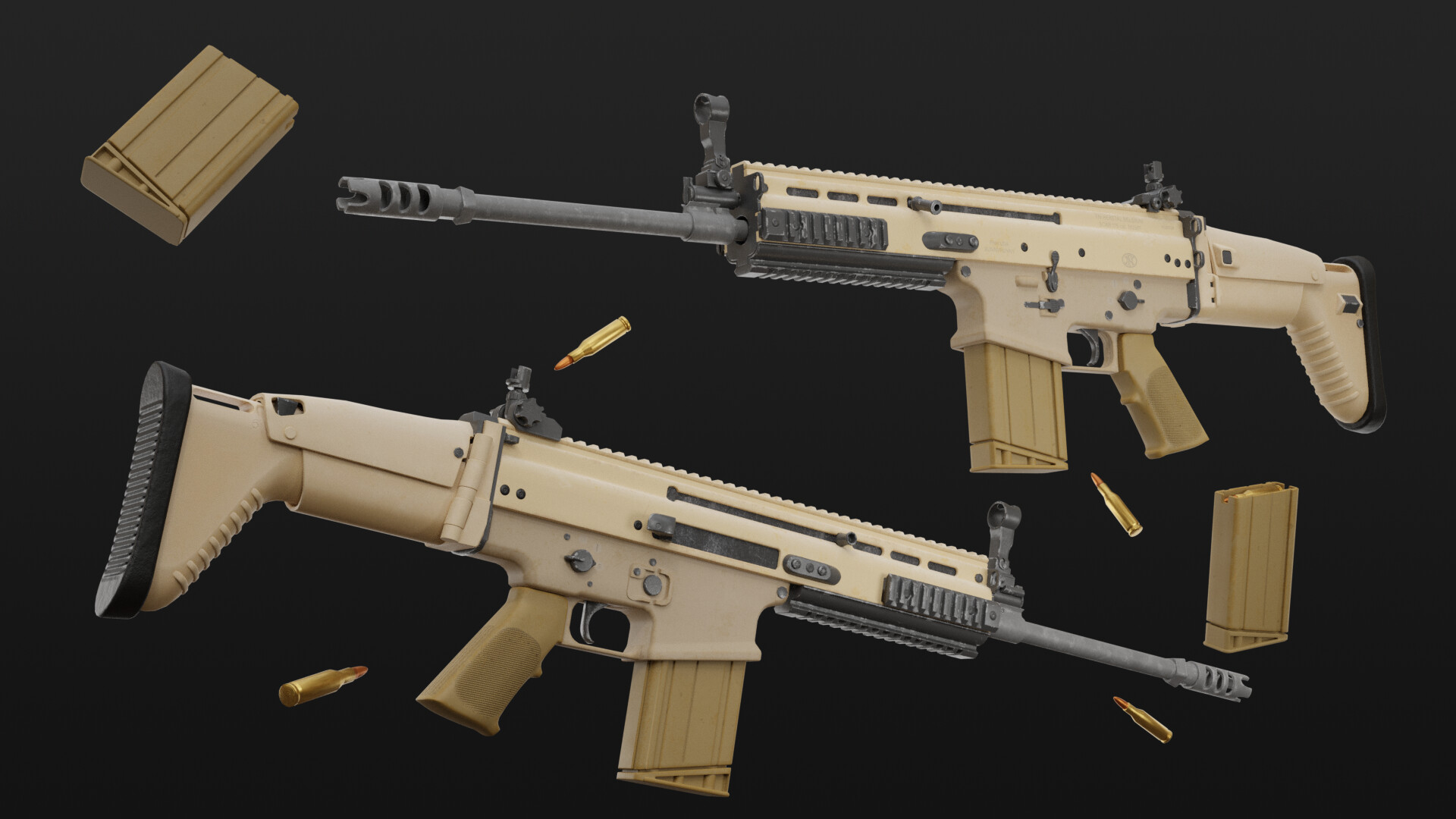 ArtStation - Fn scar