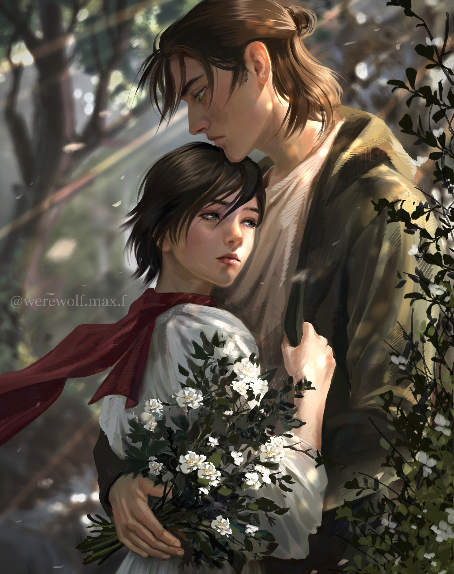 Artstation Eren X Mikasa