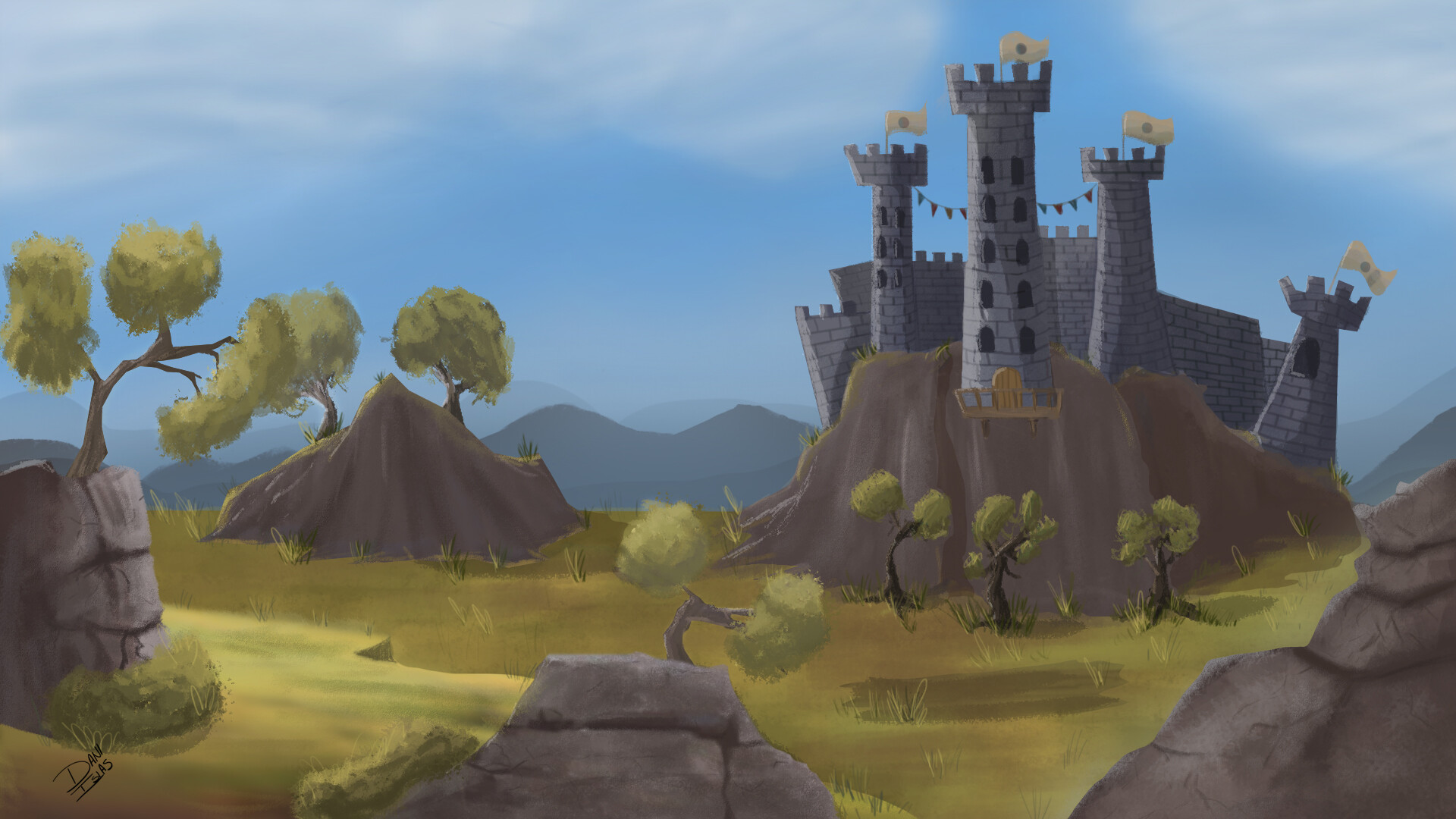 ArtStation - Castillo Banderas