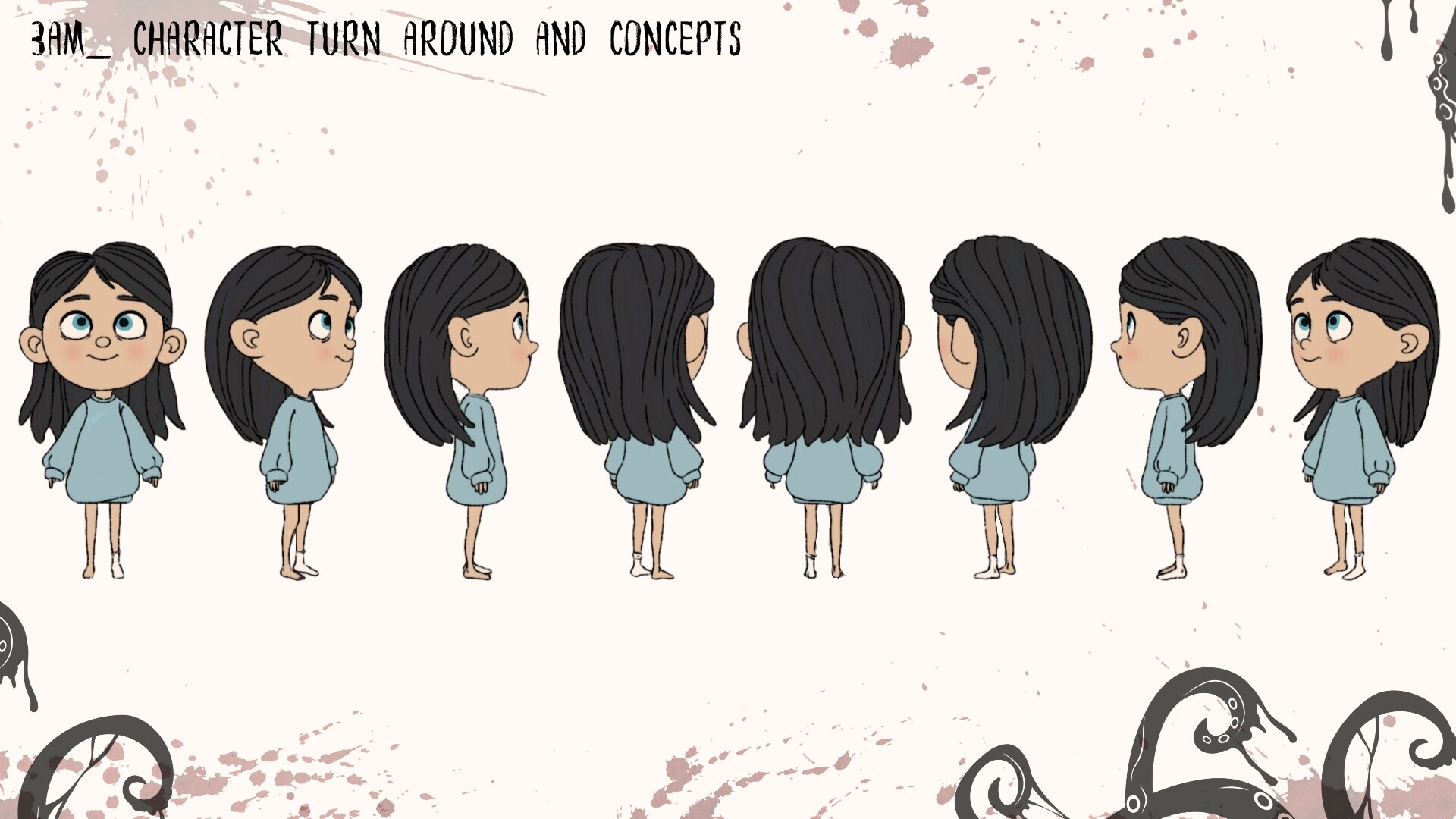 ArtStation - 3AM Turn Around and Concept art