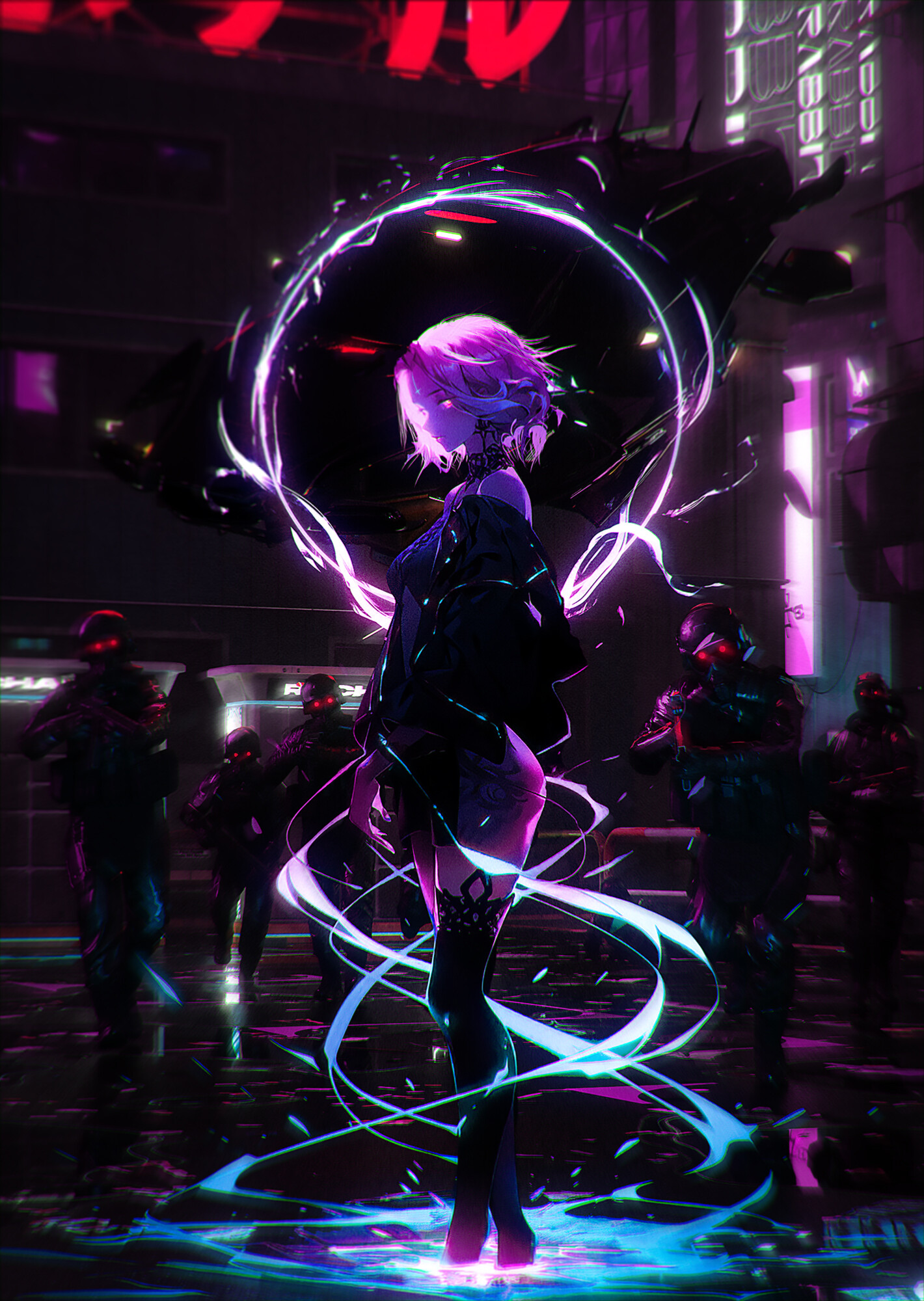 ArtStation - Neon Witches : Miho