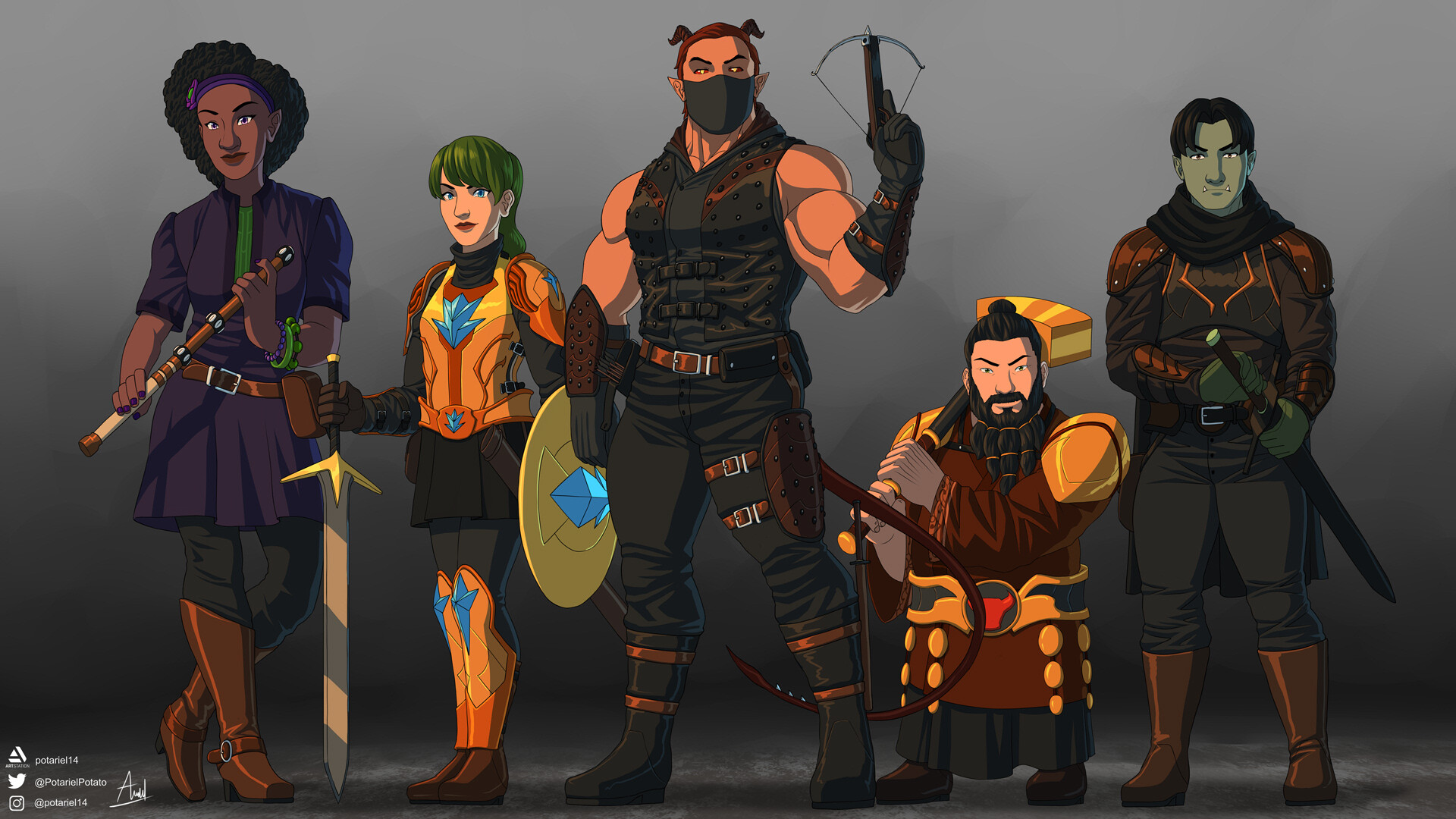 ArtStation - DnD Party