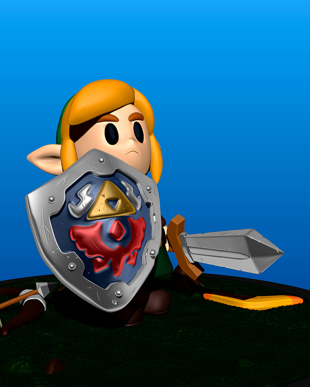 ArtStation - Link Reel (Link's Awakening).