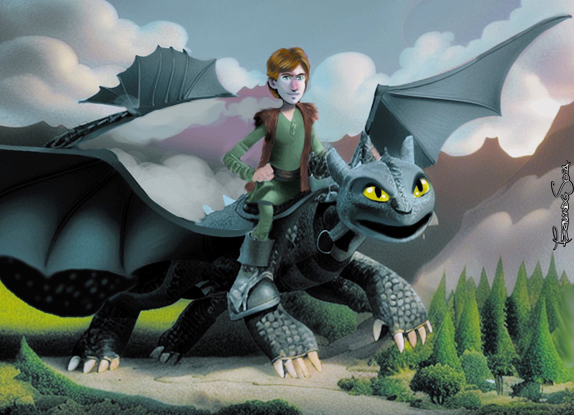 ArtStation - How to train your dragon