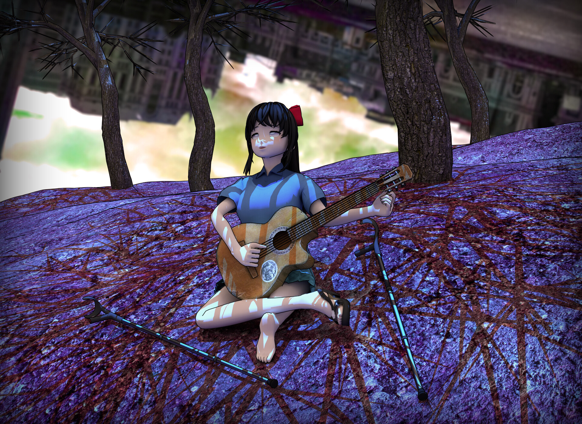 ArtStation - Her withering inner realm