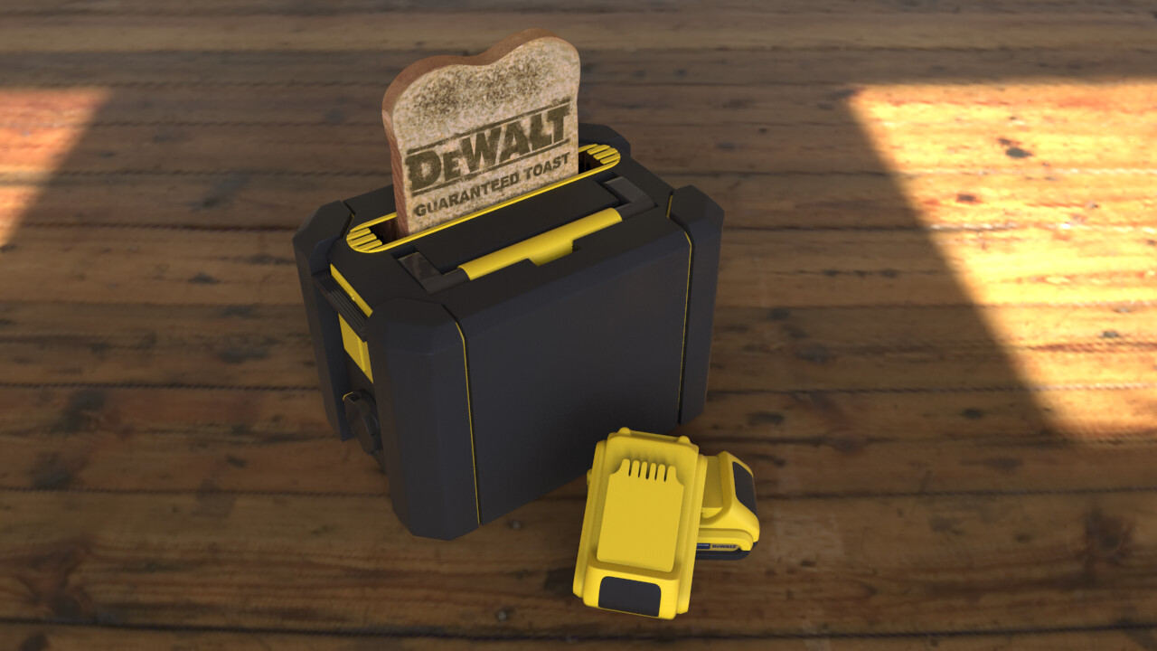 ArtStation - DeWalt Toaster Concept