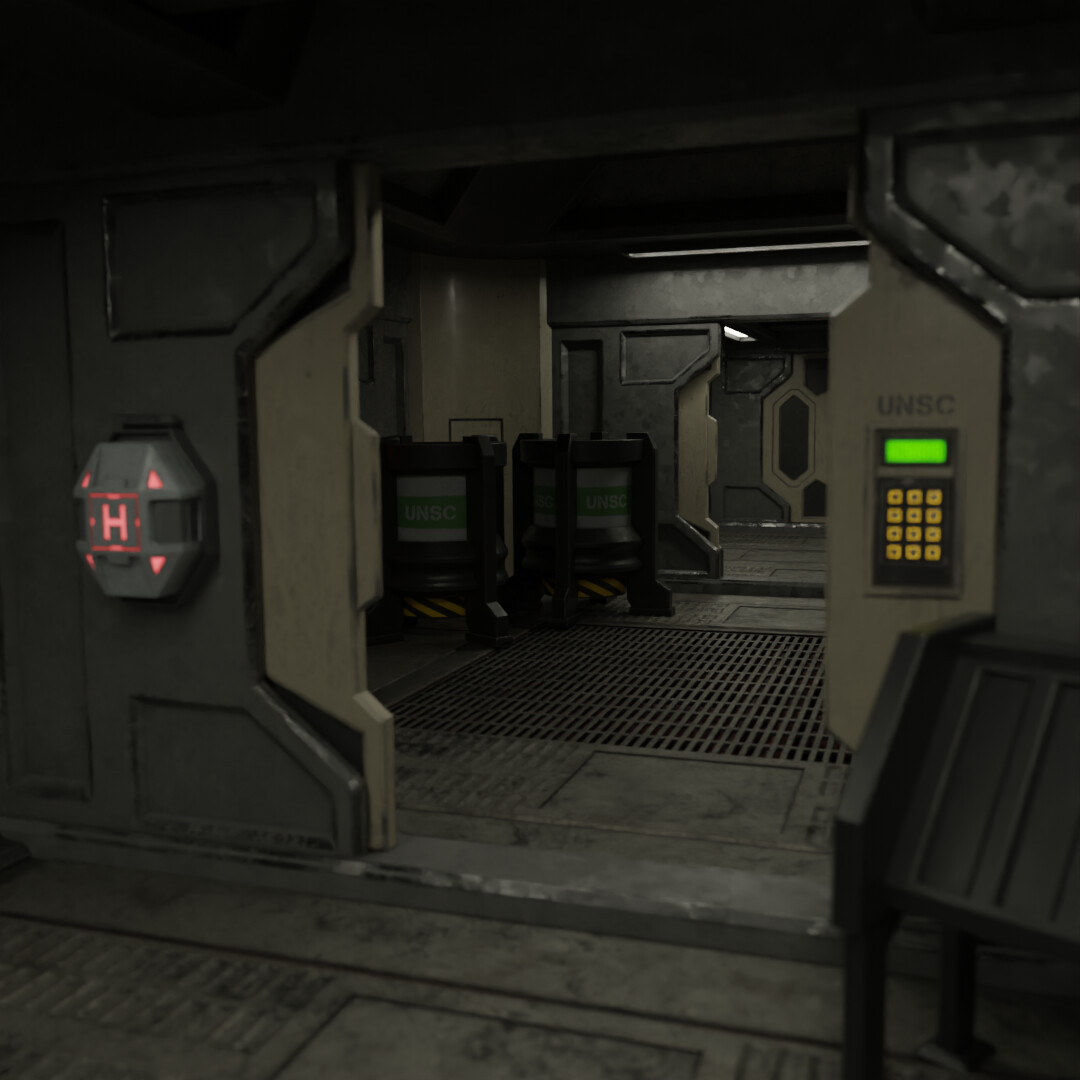 ArtStation - Halo CE: Pillar of Autumn Remake