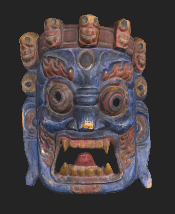 ArtStation - Mask_retopology