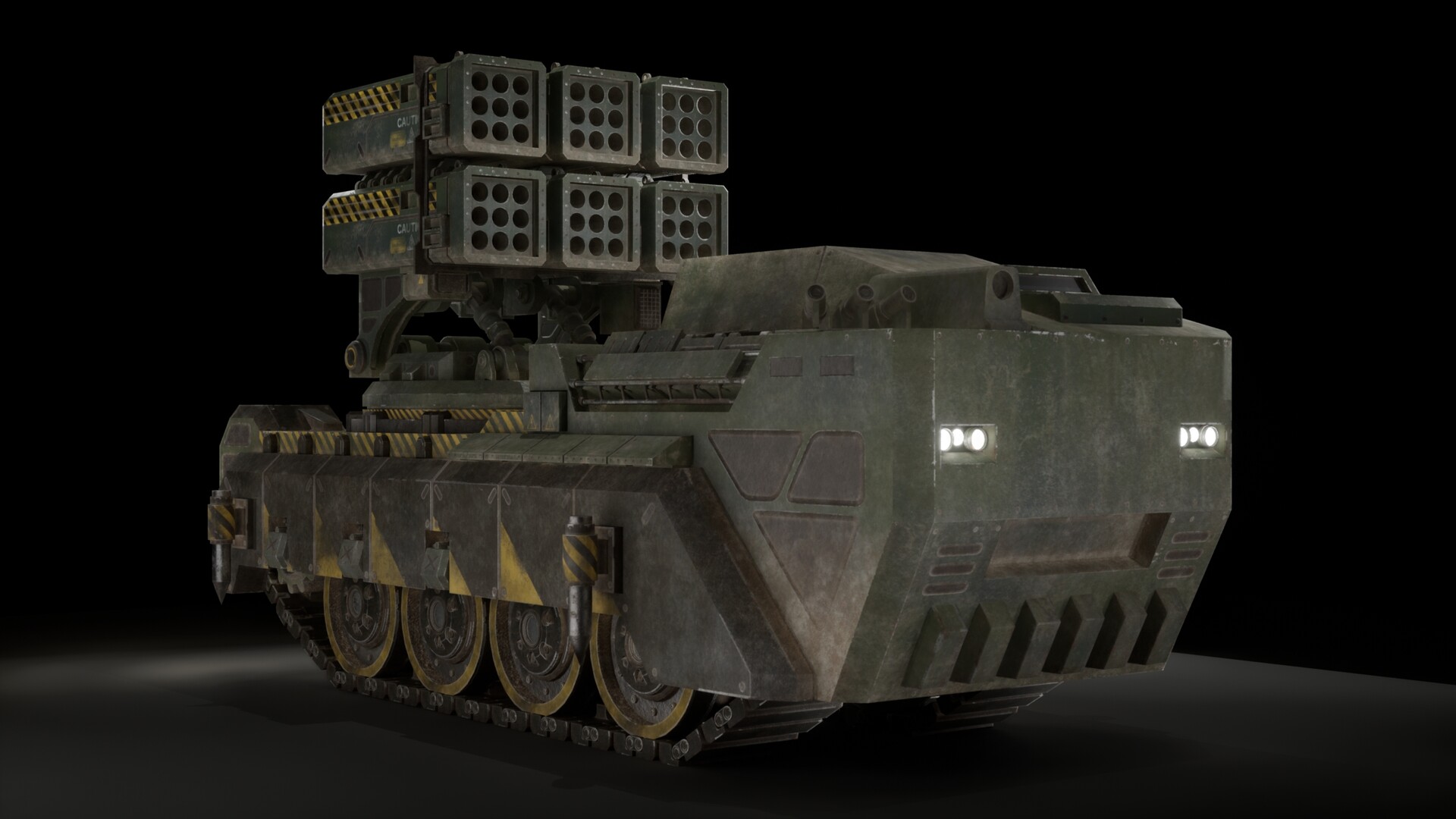 Cyril Lauffenburger - Mobile sol-sol missile launcher