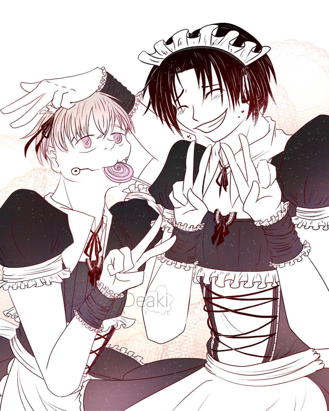 ArtStation - JJK Maid Series Yuta and Toge