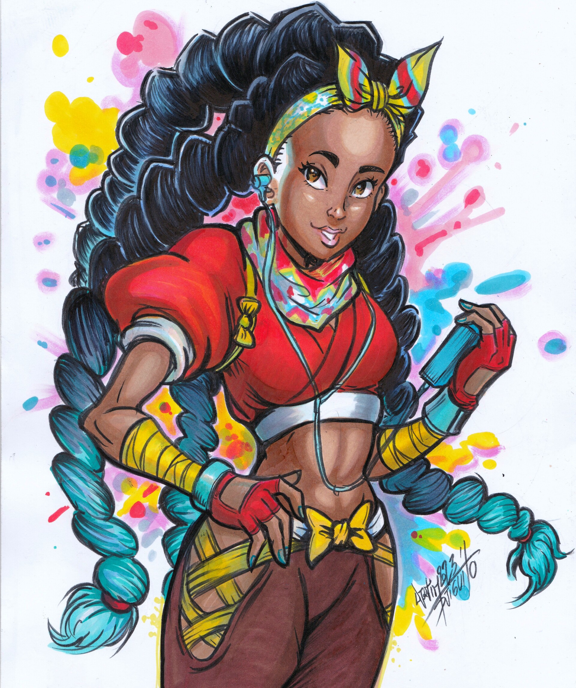 ArtStation - Kimberly Street Fighter 6