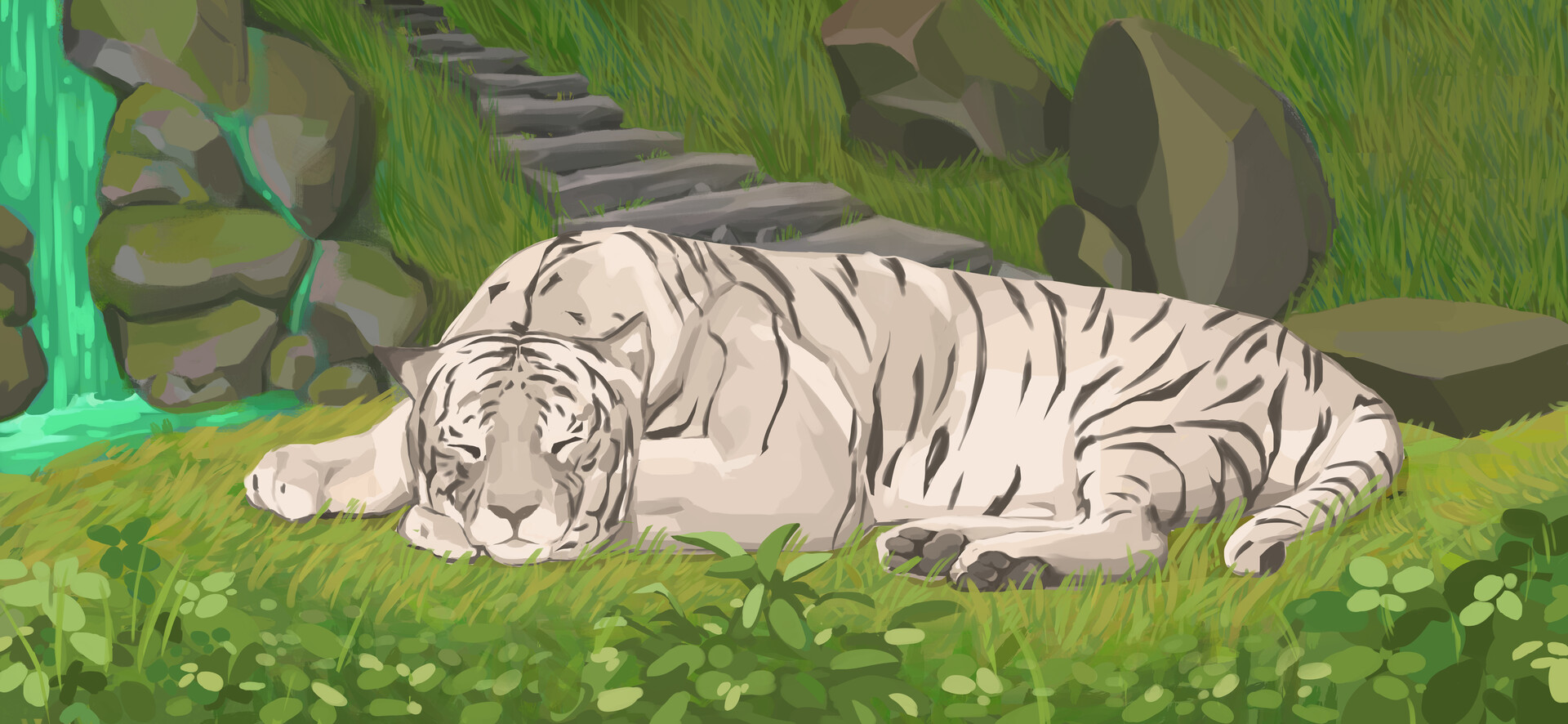 ArtStation - tiger concept art