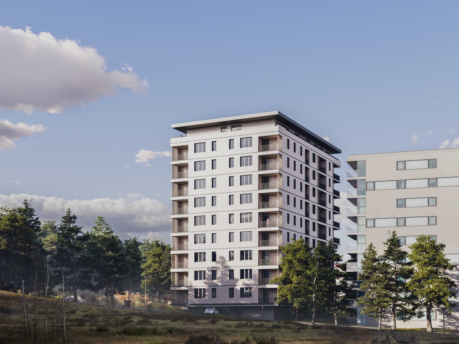 Paralel Visualization Studio - Residential building on Lisi