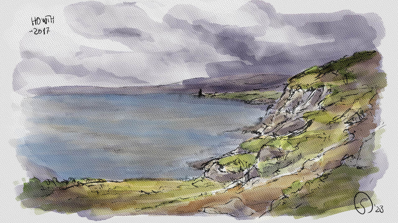 ArtStation - Howth Cliff Walk / Dublin