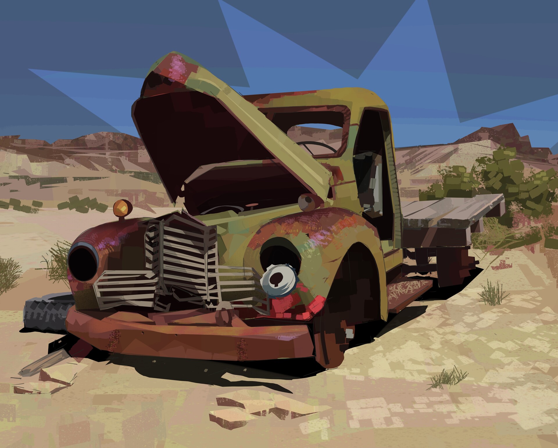 ArtStation - Desert heat