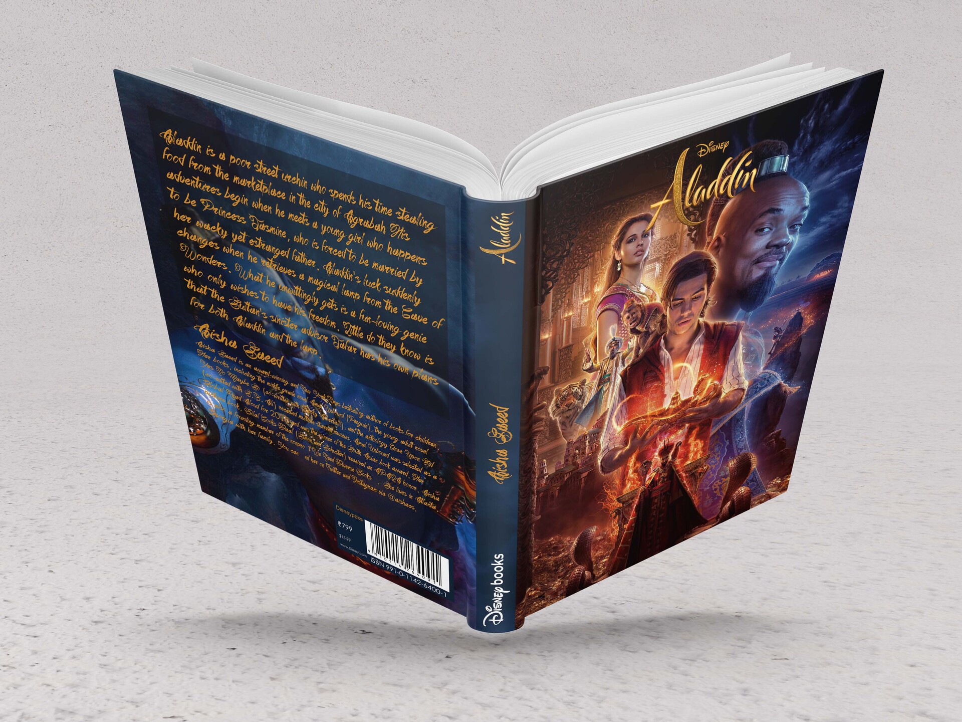 ArtStation - Aladdin Book Cover