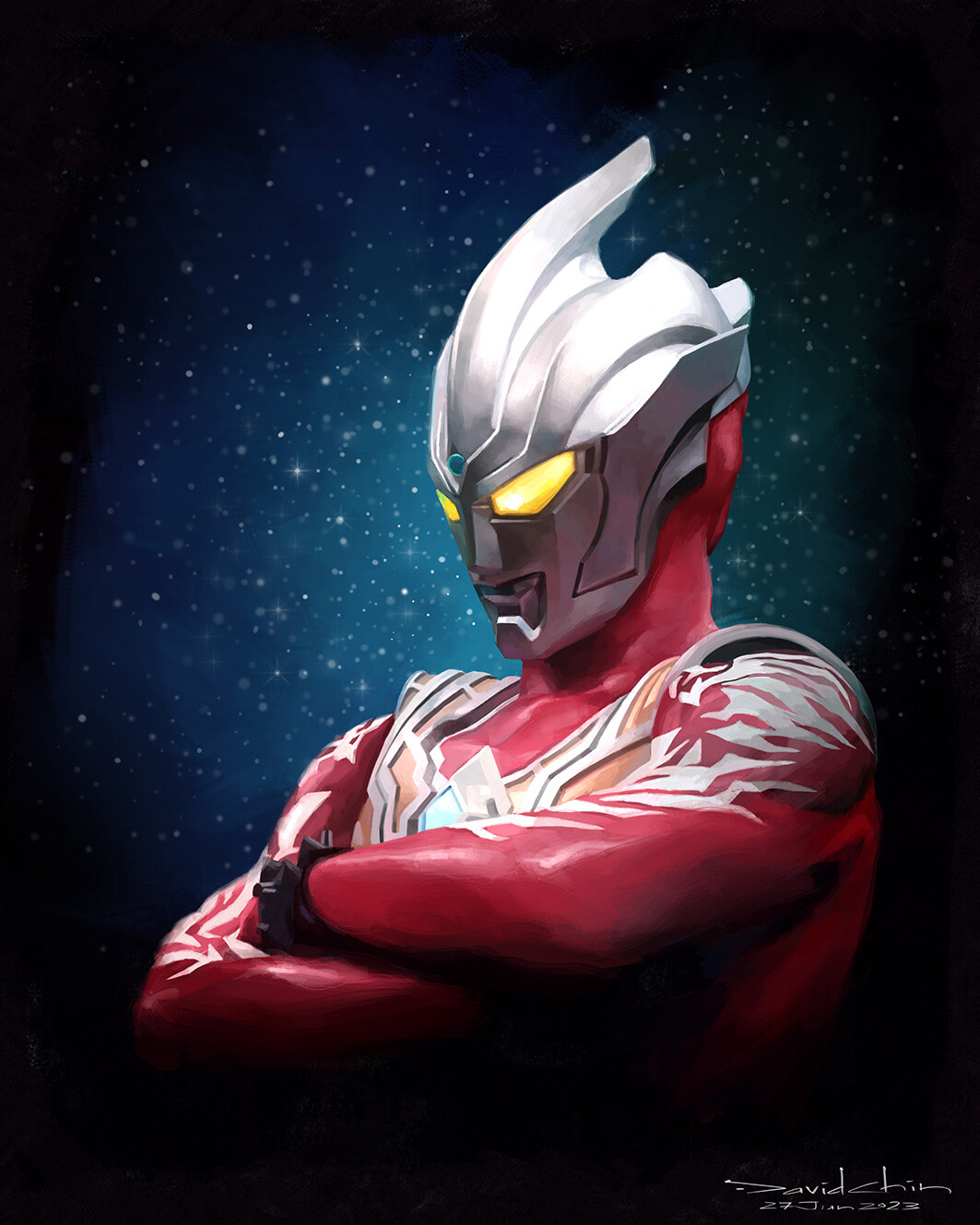 ArtStation - Ultraman Regulos in a regal pose