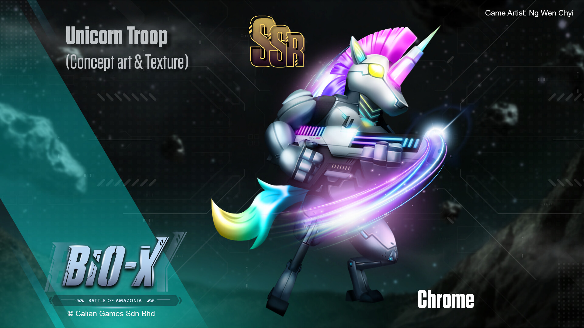 ArtStation - Scifi Robot Unicorn Design