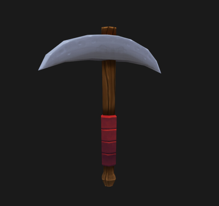 ArtStation - Pickaxe stylized handpainted