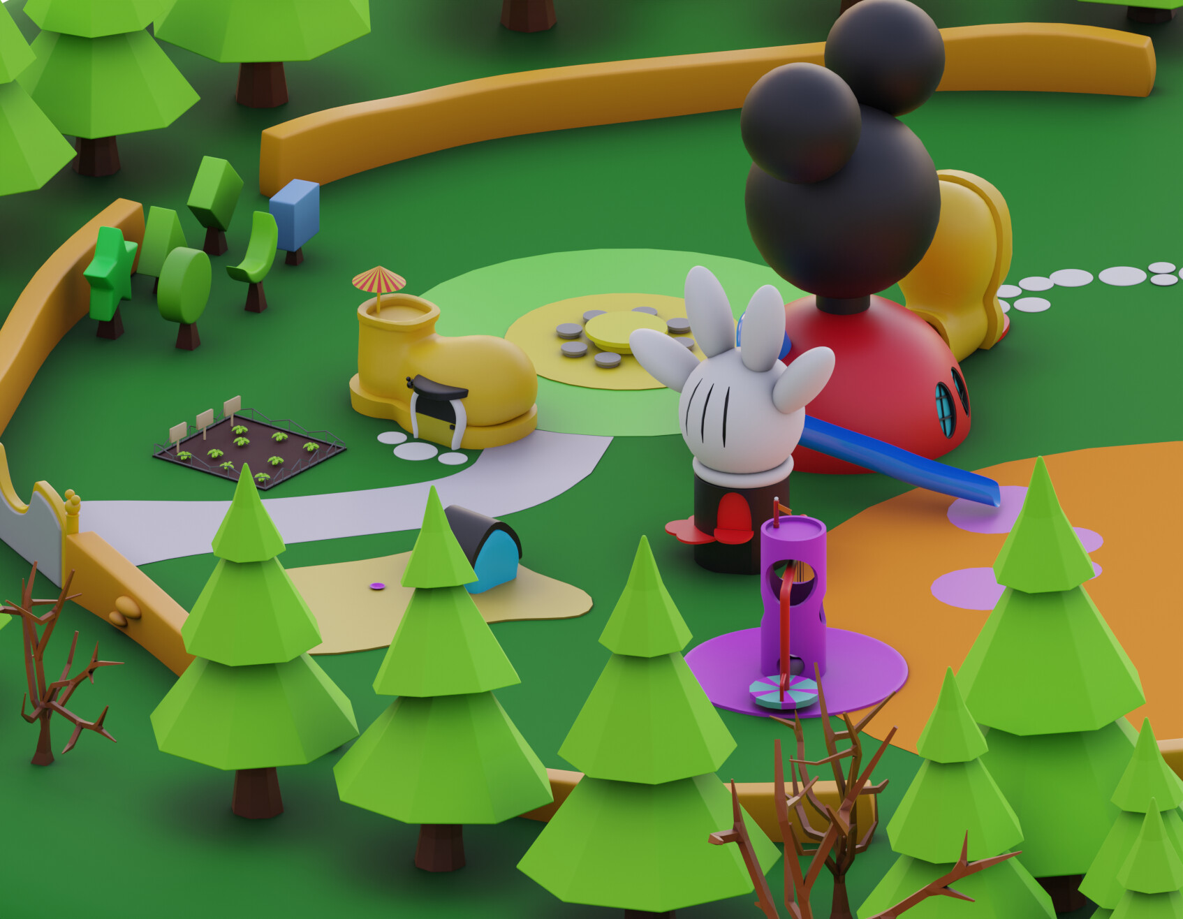 Mickey Mouse Clubhouse Background