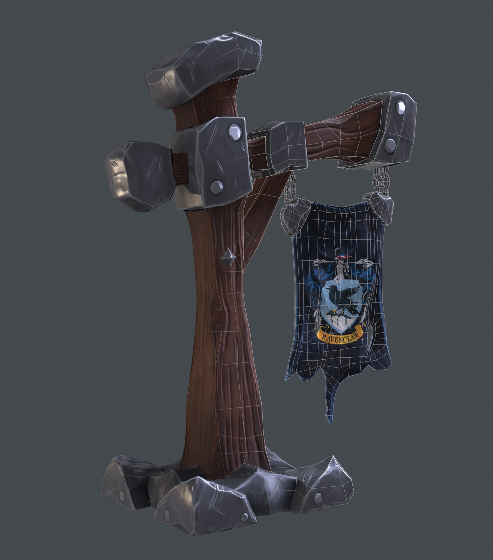 ArtStation - Stylized Banner Asset