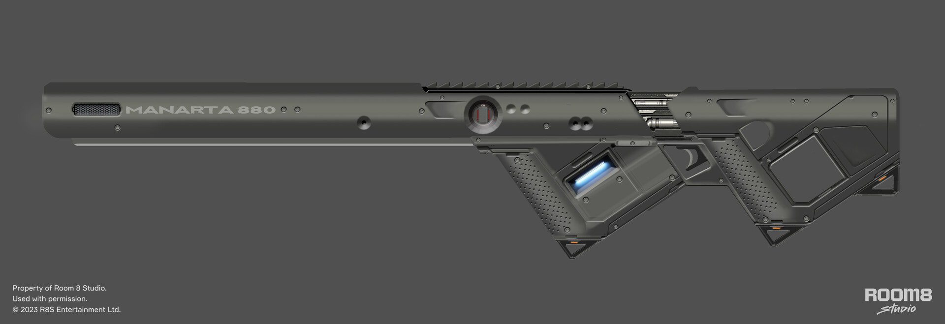 ArtStation - Concept Rifle 2D