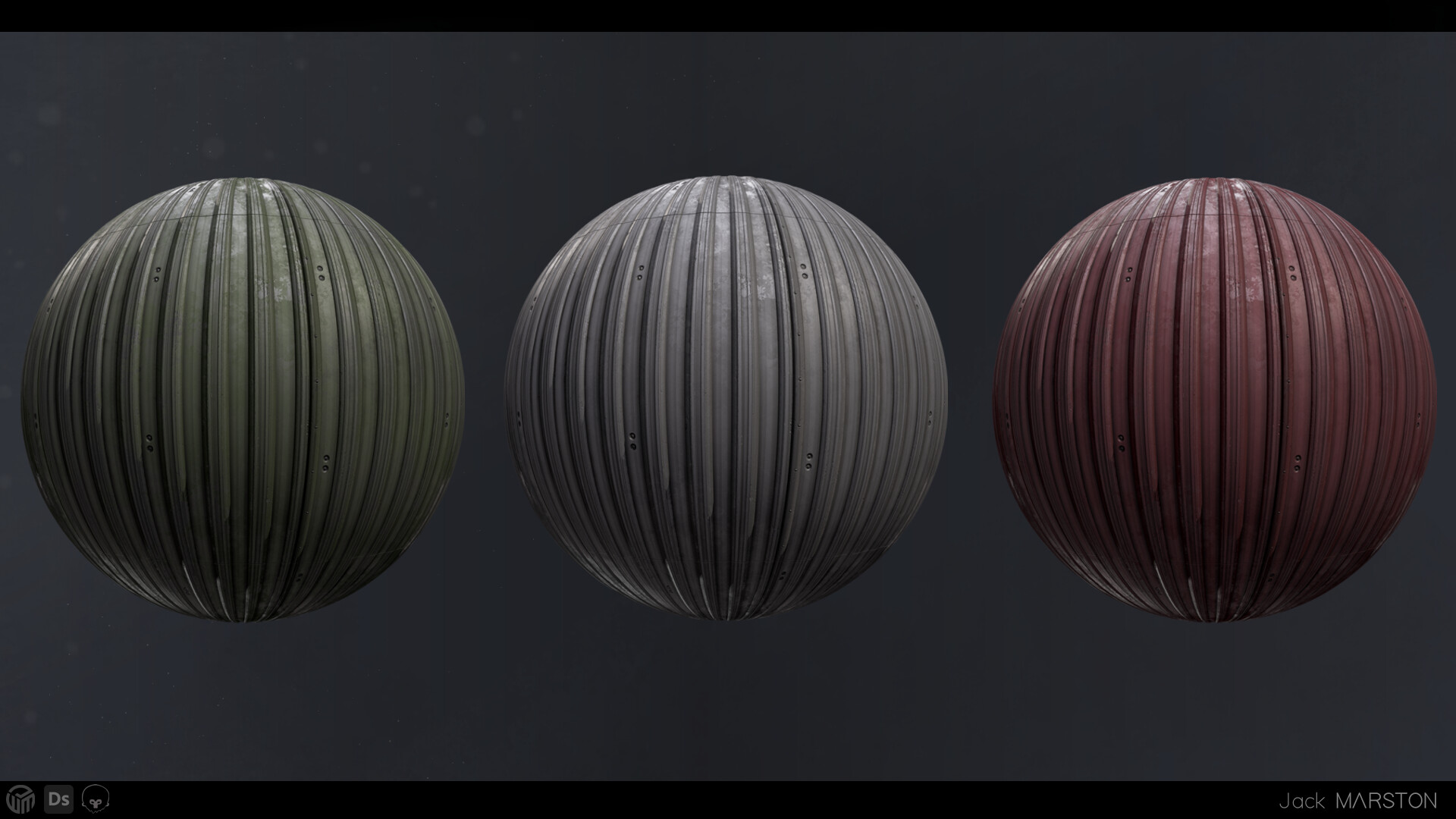 Corrugated Metal Texture Vray