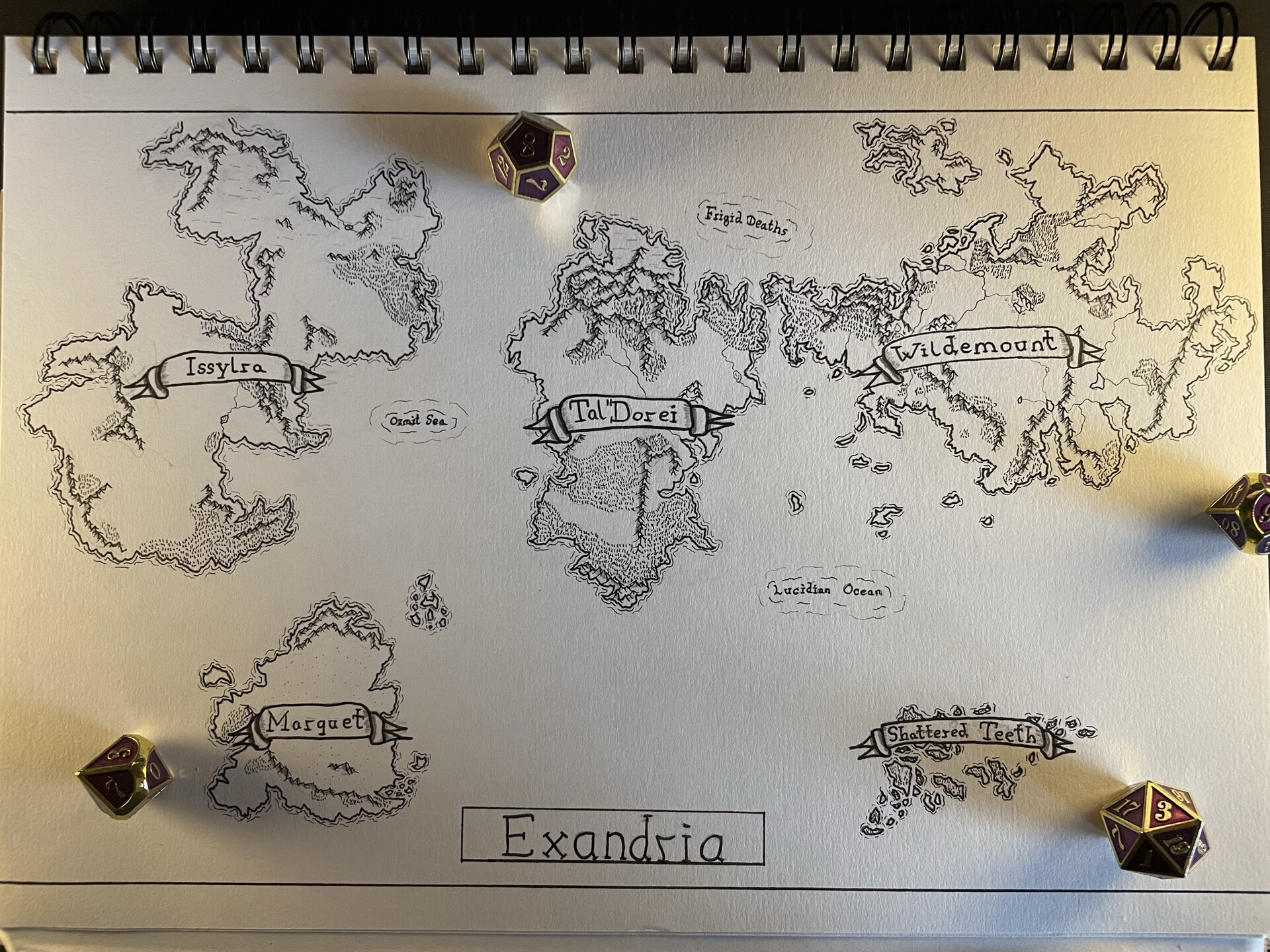 ArtStation - Exandria - Papermap