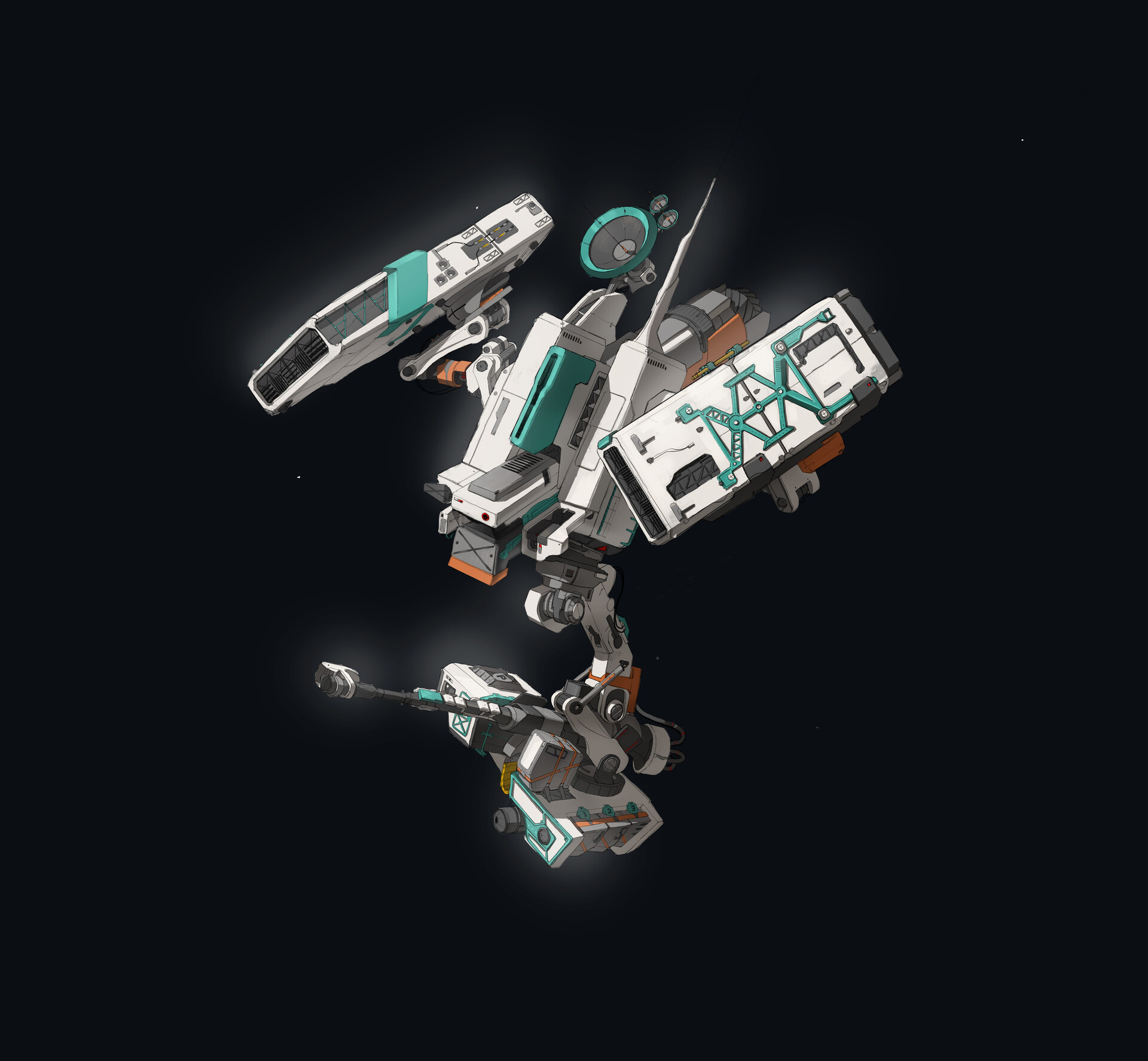 ArtStation - Space gun ship