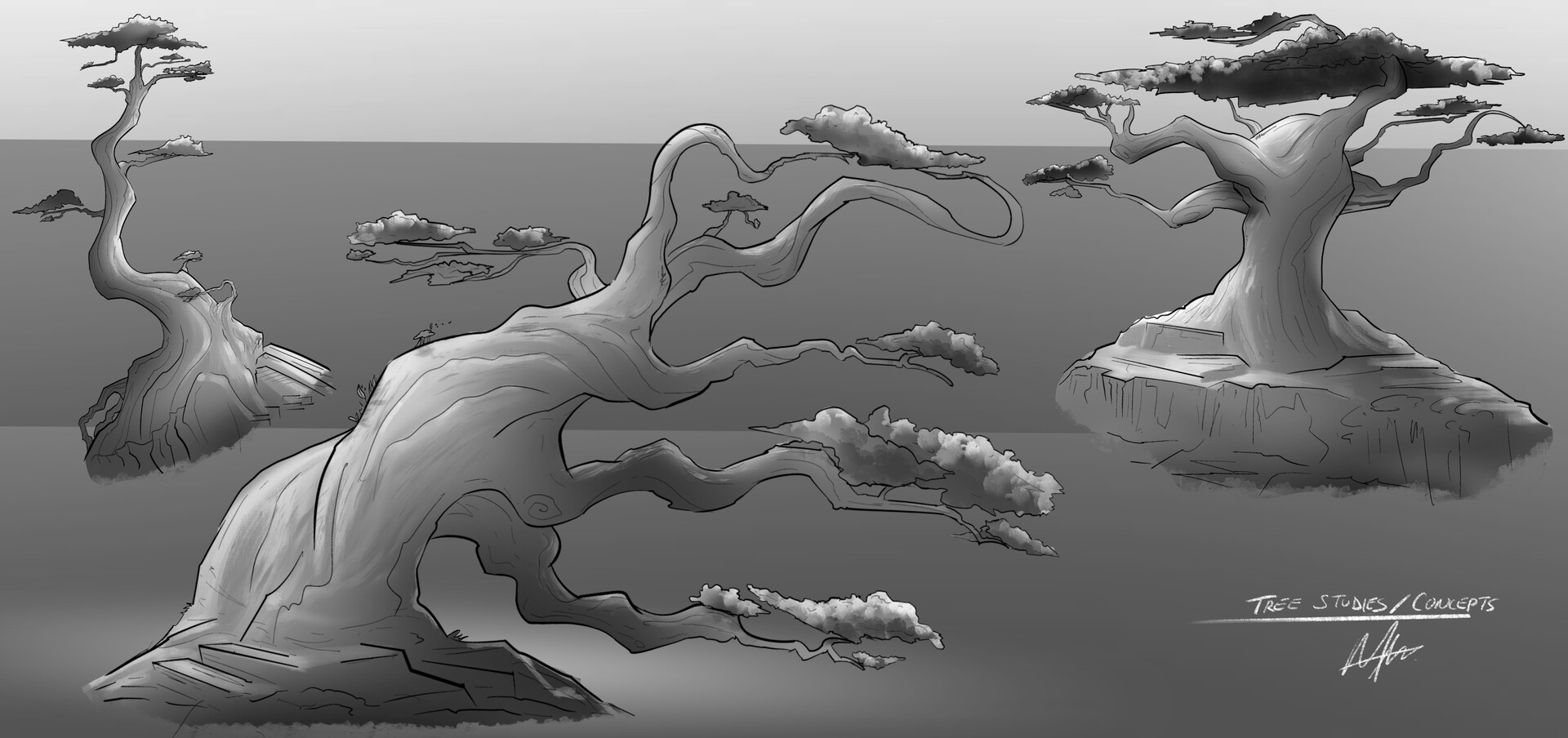 ArtStation - Enchanting Trees