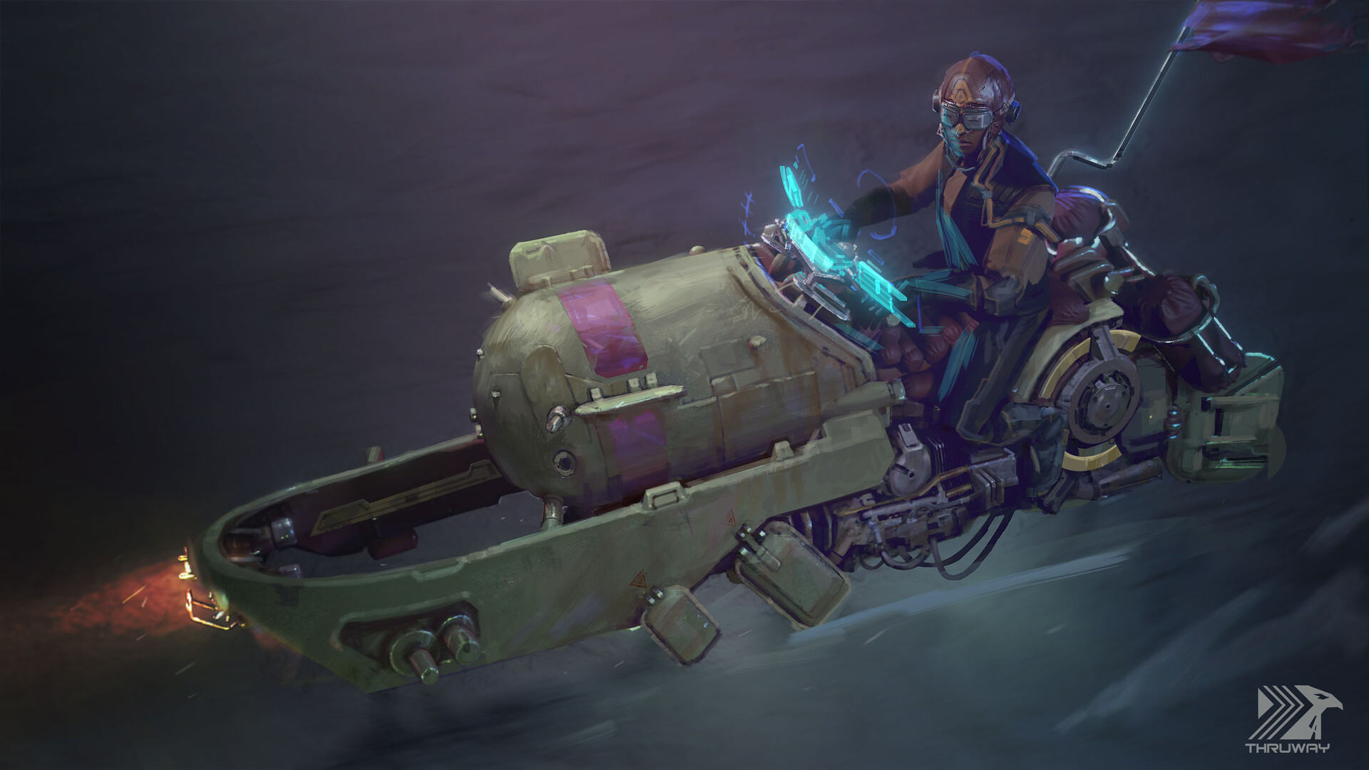 VR Hoverbike Paintover by Alexander Winkler : r/ImaginaryVehicles