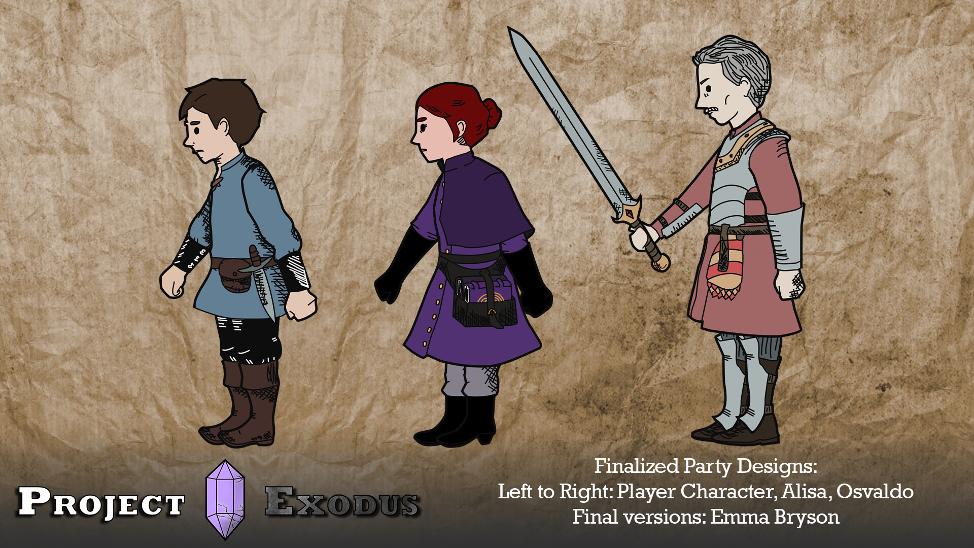 Emma Bryson - Project Exodus: Characters