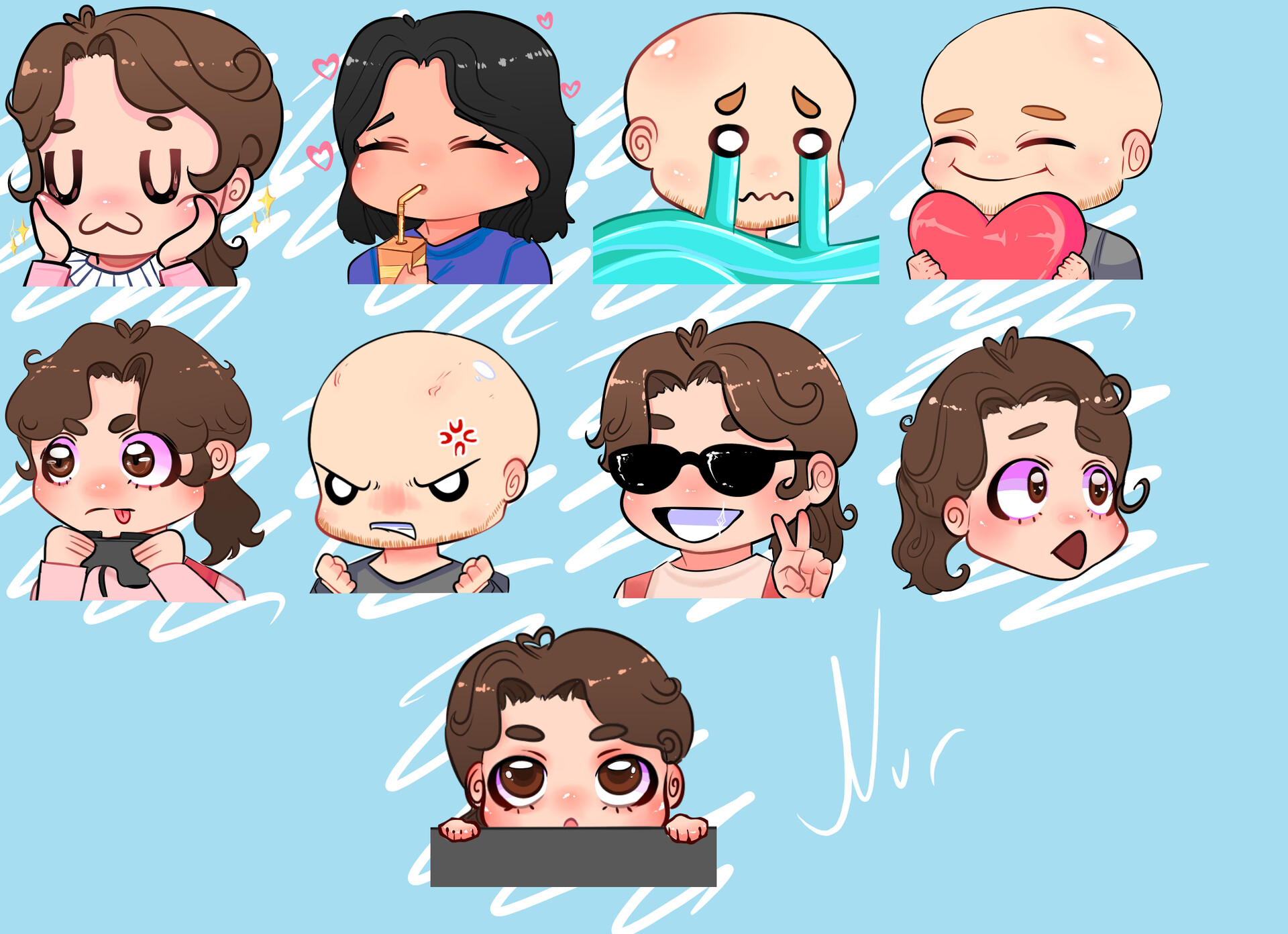 ArtStation - Twitch emotes for Grimnax