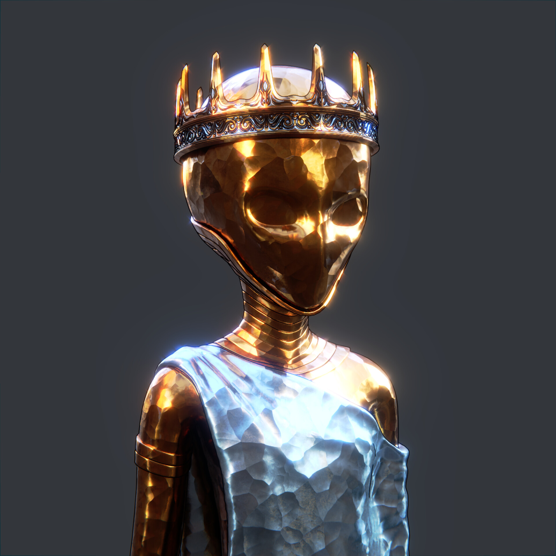 ArtStation - Golden Alien