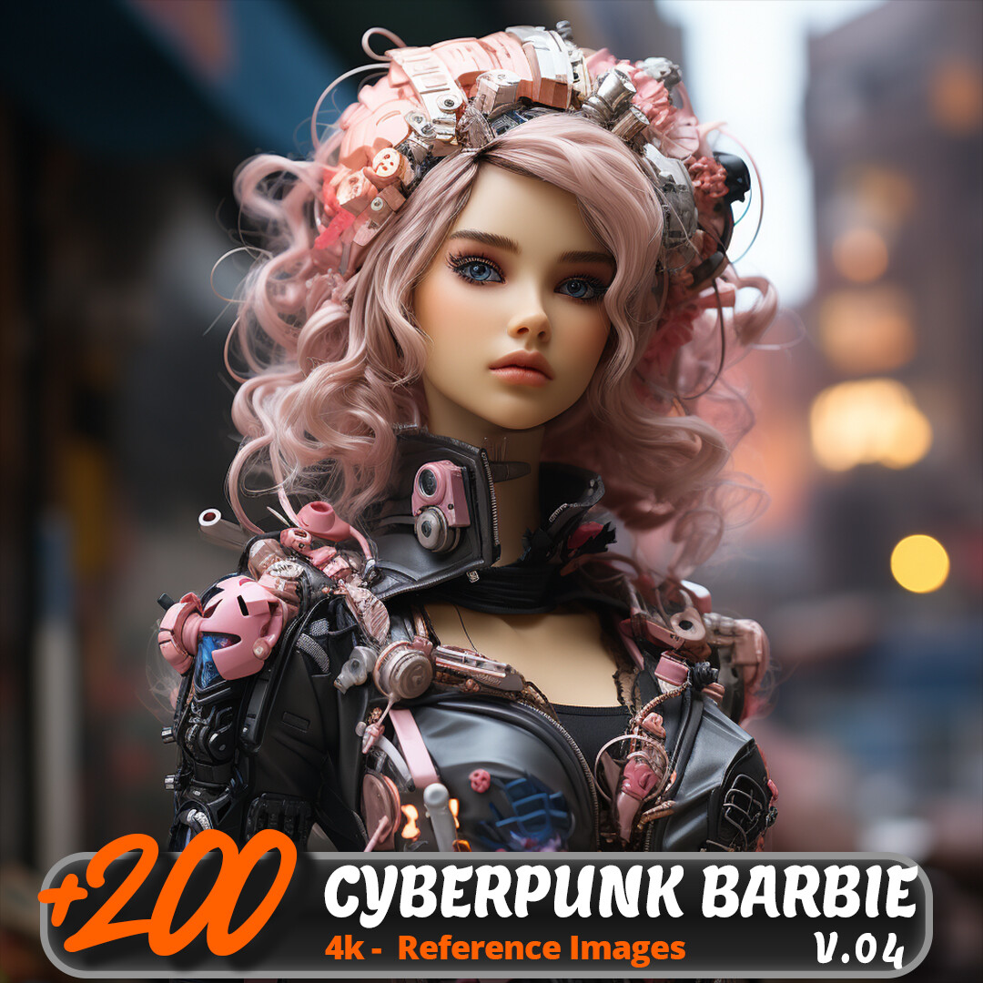 Princesa sofia - CYBERPUNK BARBIE VOL.04/ 4K/ Reference Image