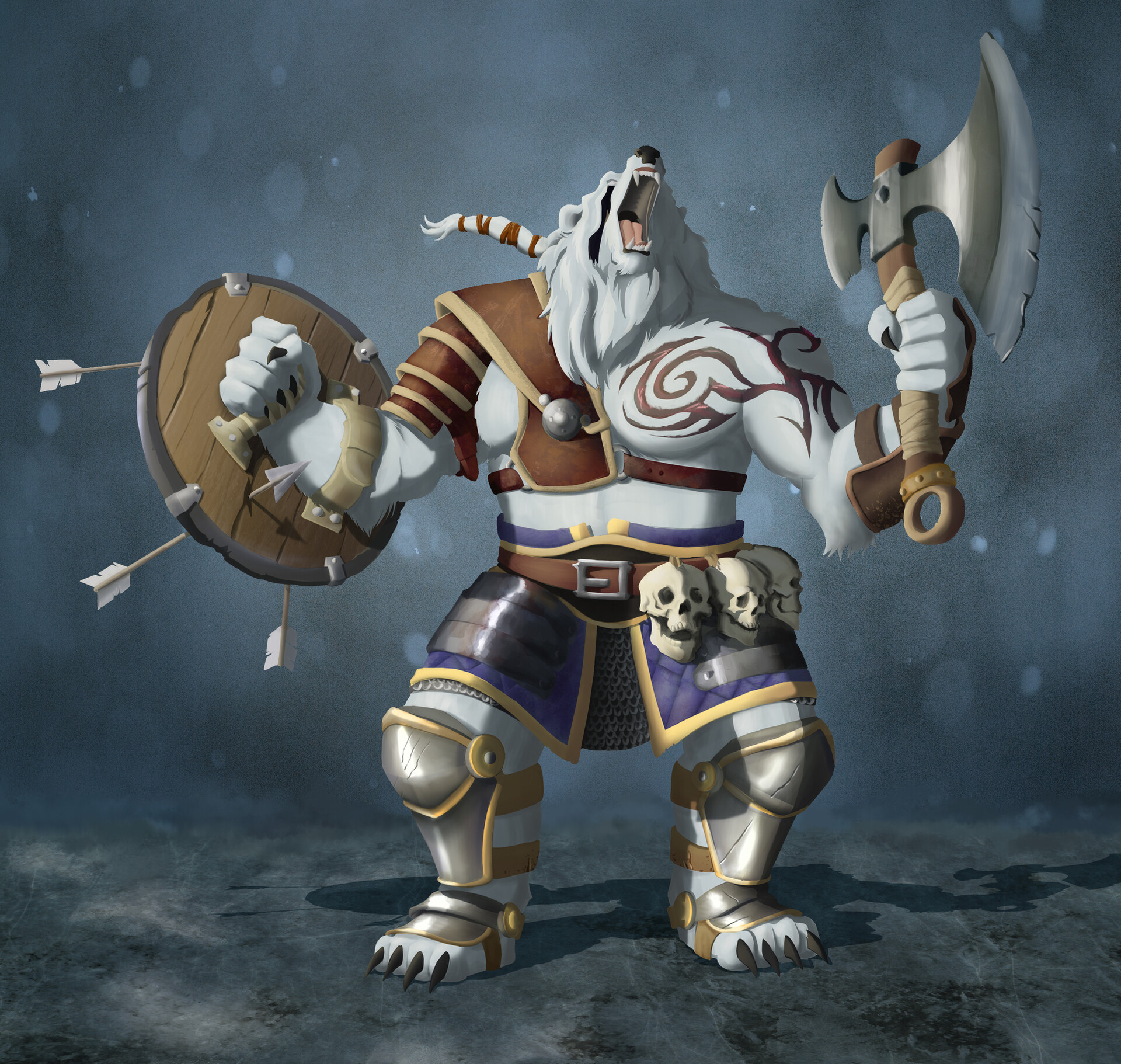 ArtStation - Bear Warrior