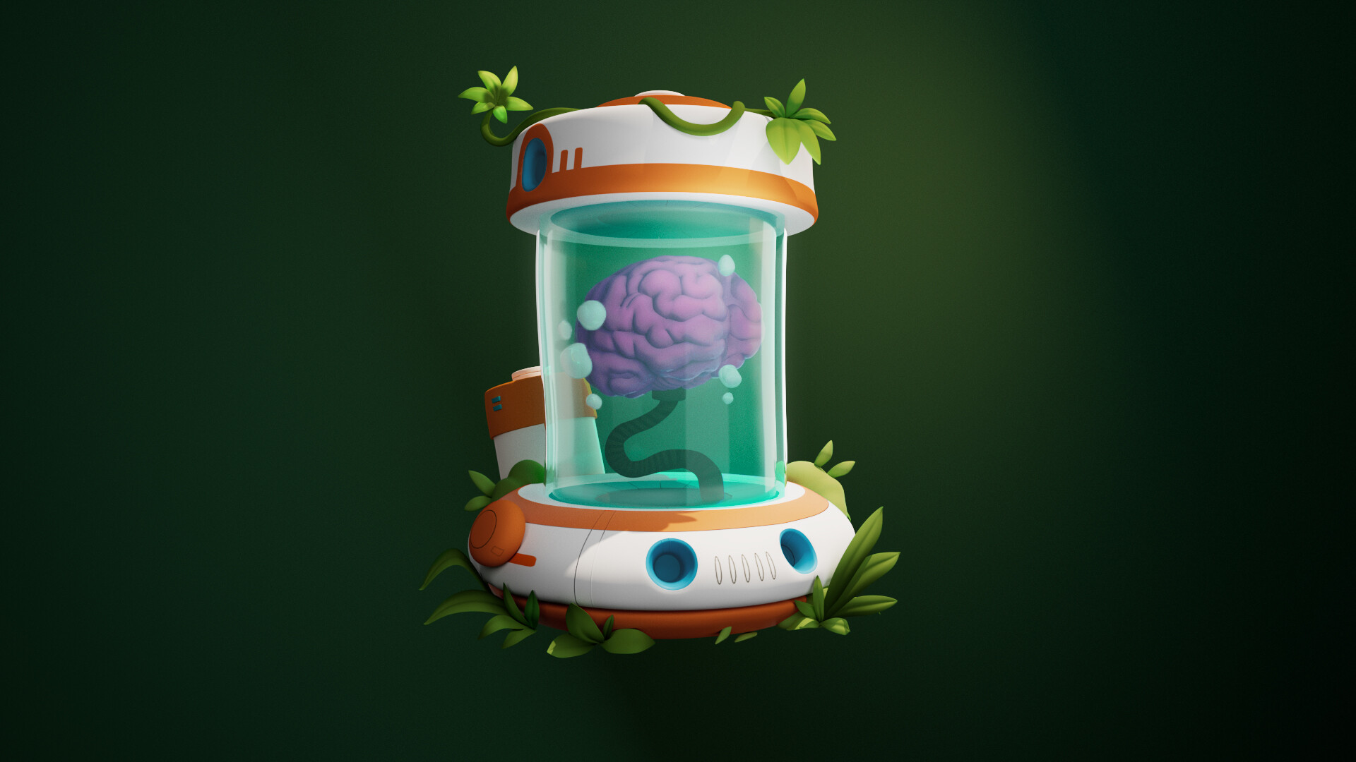 ArtStation - Sci-Fi Brain Jar