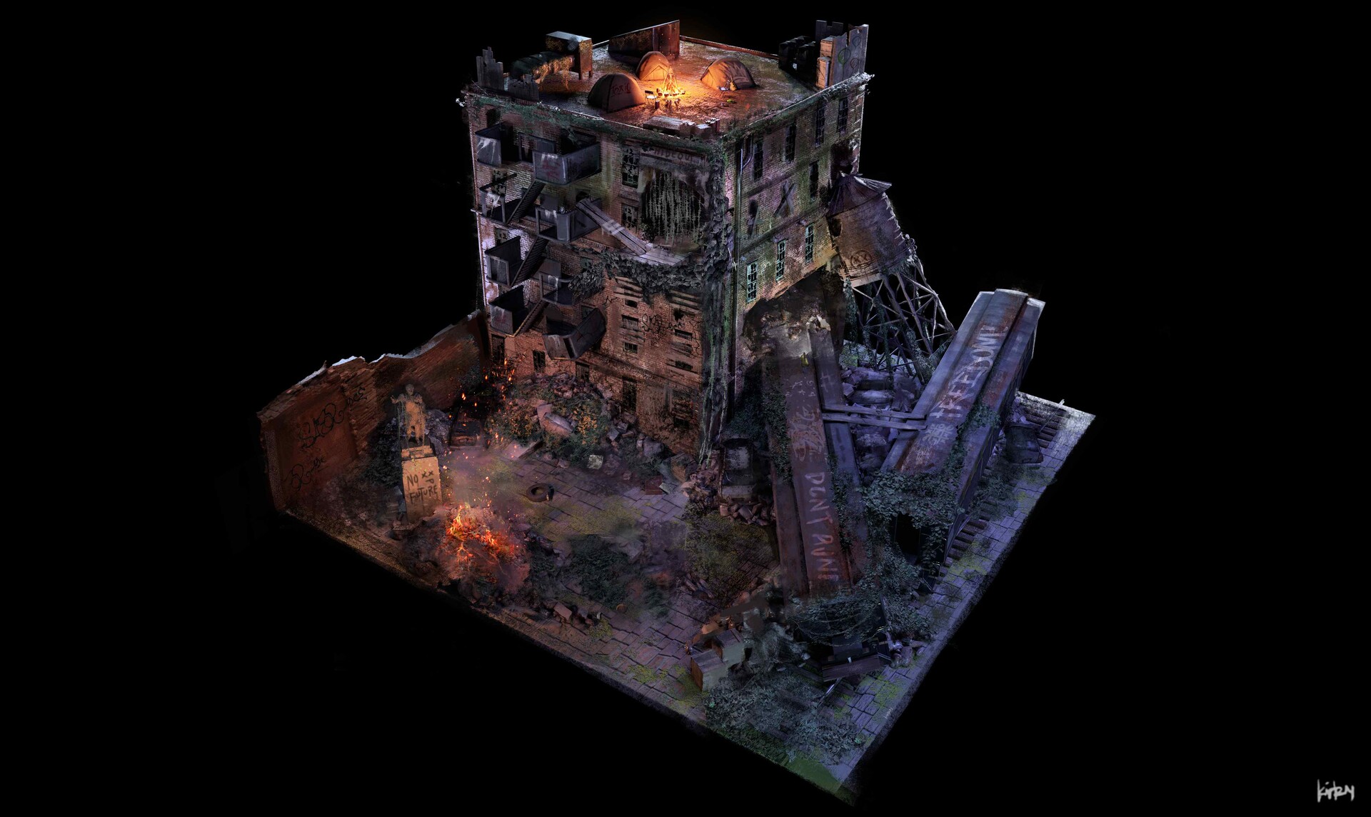 ArtStation - Abandoned Apartment - Environment Concept