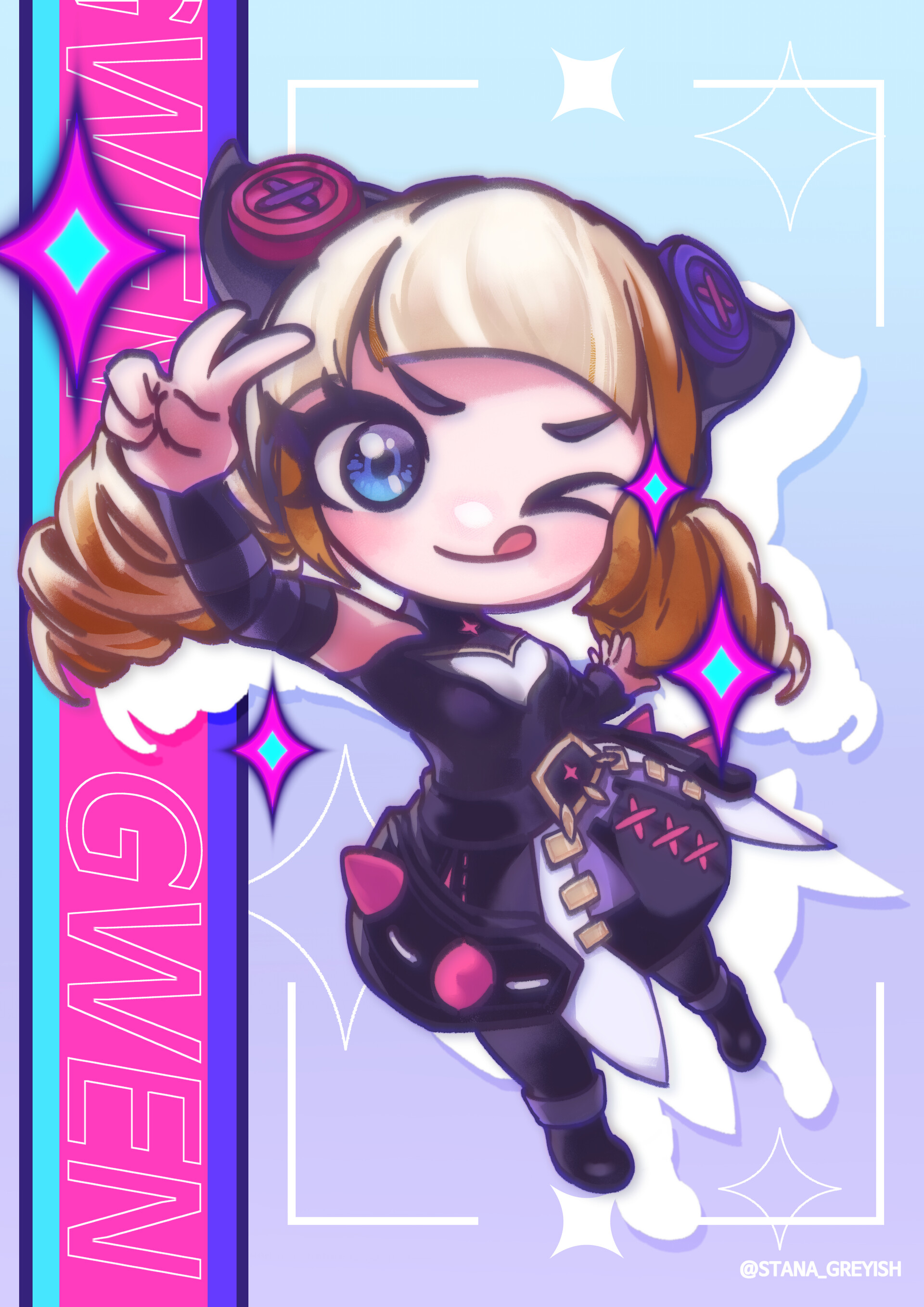 ArtStation - Chibi Soul Fighter Gwen