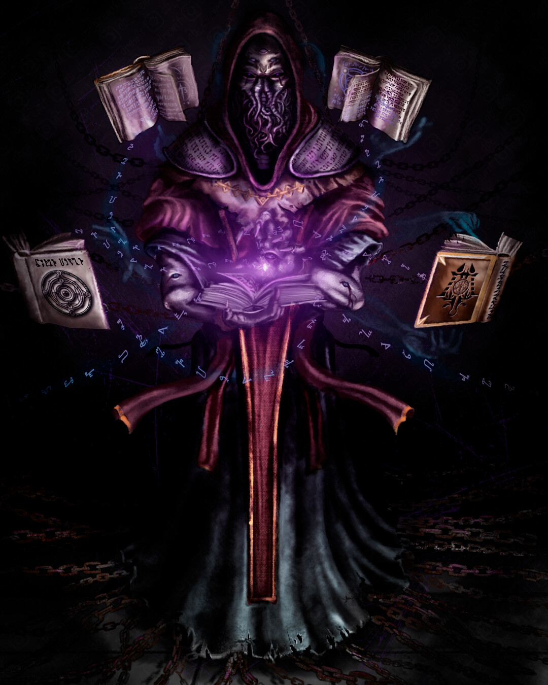 ArtStation - DND-Portrait: The Archivist