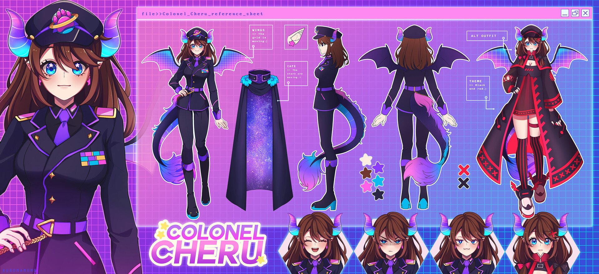 ArtStation - [commissioned] character reference_colonel cheru
