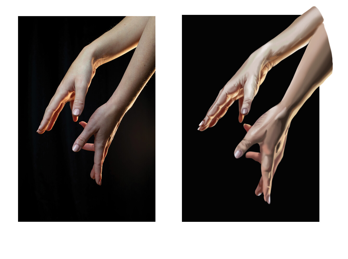 ArtStation - Hand practice