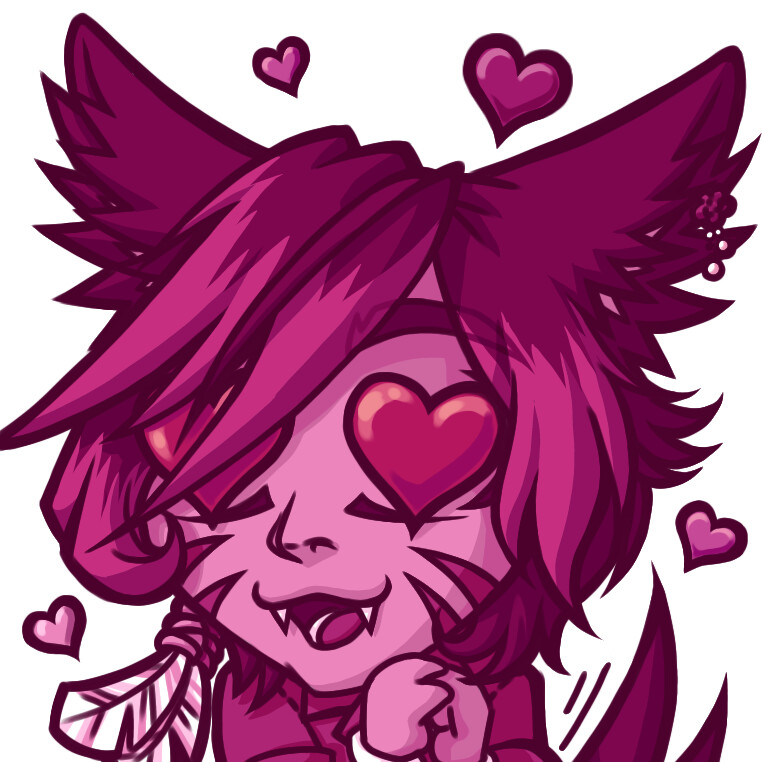 ArtStation - Evedir Swoon Discord Emoji - FF14 Digital Illustration ...