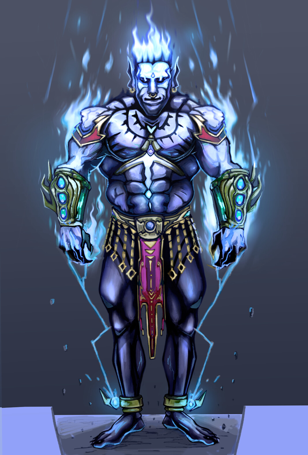 ArtStation - Thunder Titan (Nephalem)