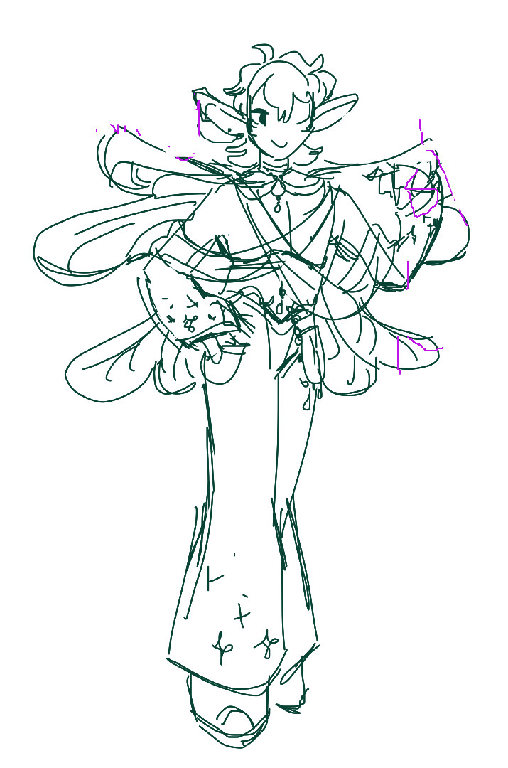 Alex Lawrence - Auri Virac - Model Art & Character Design