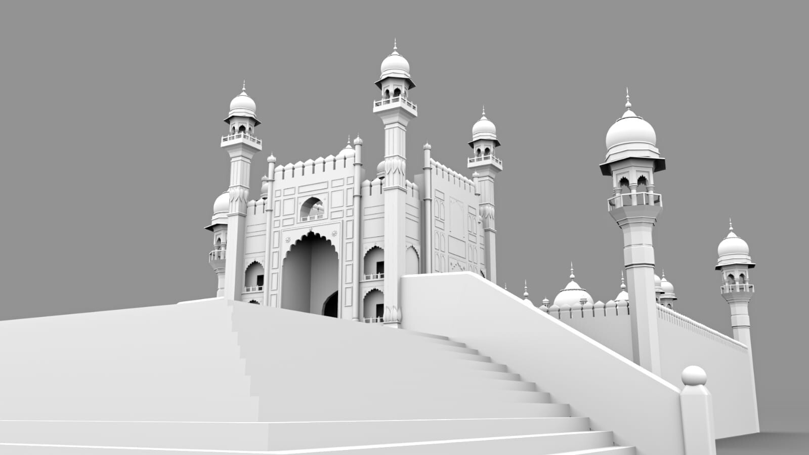 ArtStation - Badshahi Mosque