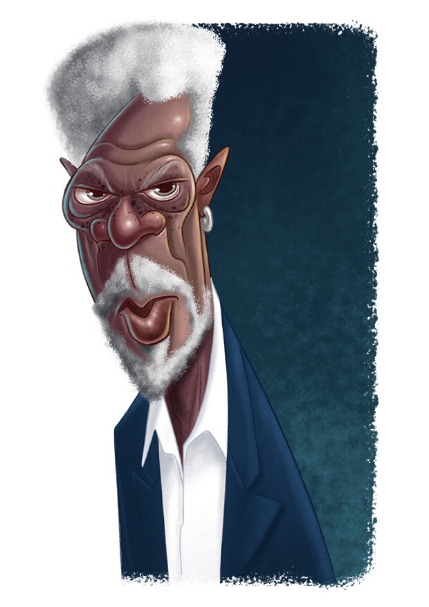 ArtStation - Morgan Freeman