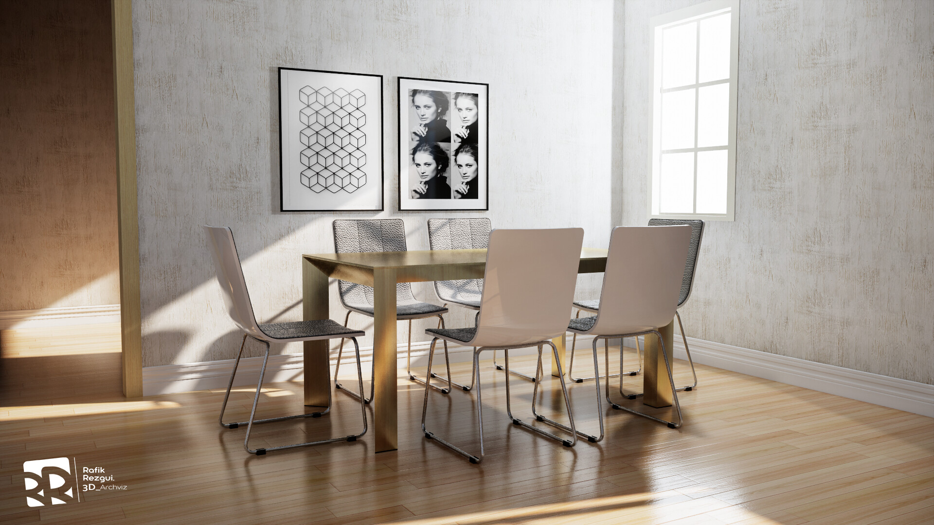 ArtStation - Interior Scene Lighting Practice 01